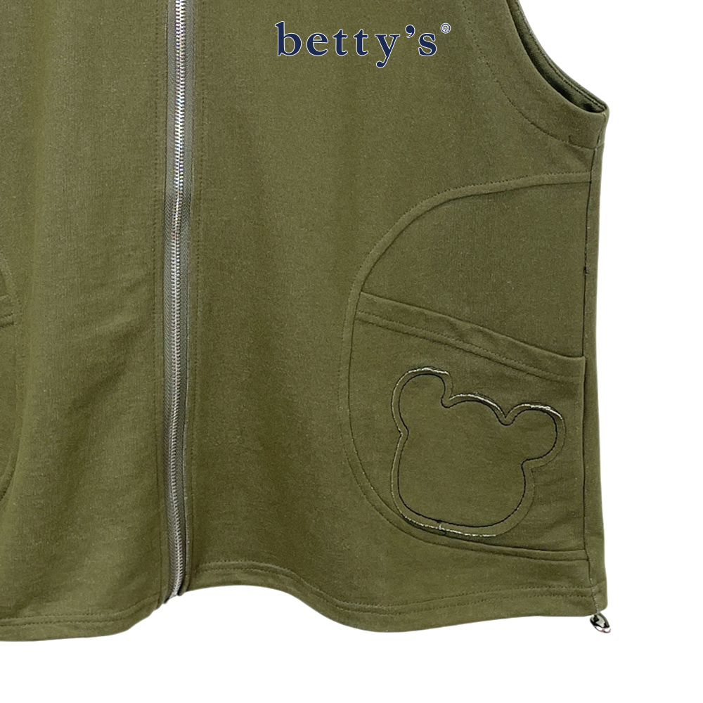 betty’s貝蒂思 連帽口袋熊造型背心(共二色)